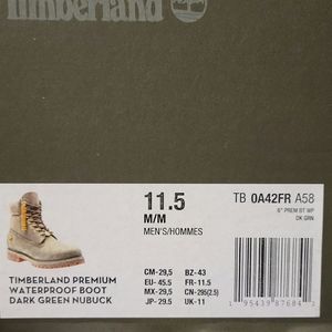 Timberland | Shoes | Mens Timberland Boots Green Size 15 | Poshmark